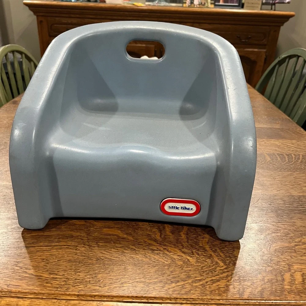 Little Tikes | Other | Little Tikes Toddler Booster Seat Blue Gray ...